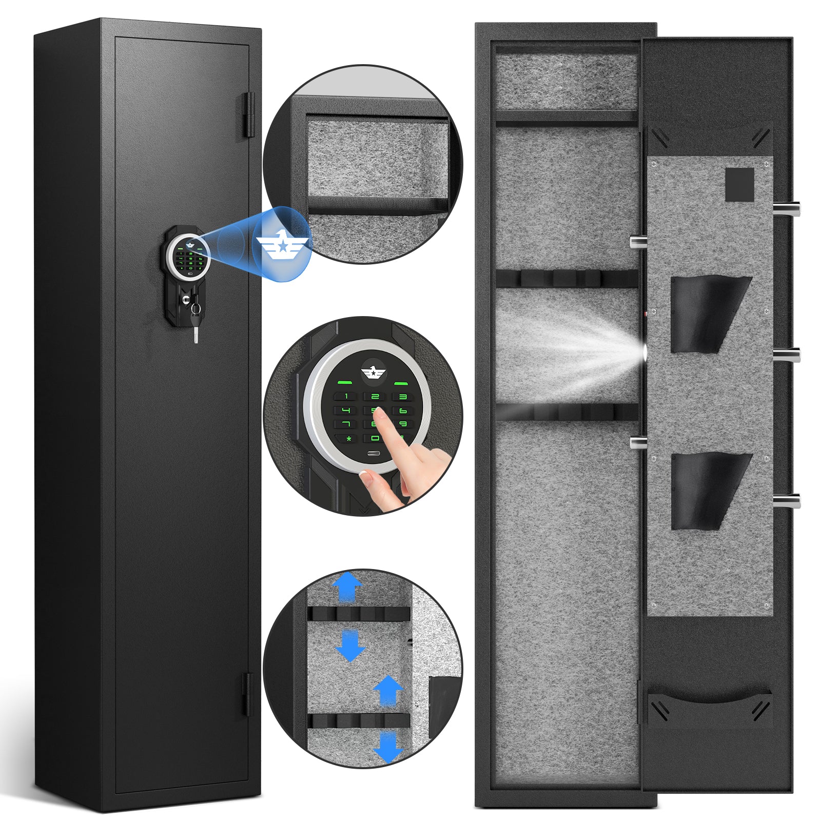 KAV- [2024 NEW] 2-3 Gun Safe – KaveySafe